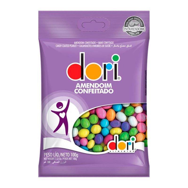 Amendoim Confeitado Colorido Dori 100g Amendoim Confeitado Colorido Dori 100g