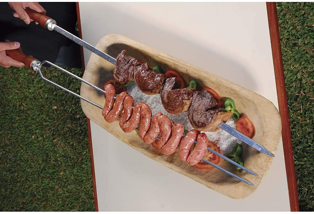 Espeto Simples para Churrasco Alumínio Mor 90cm