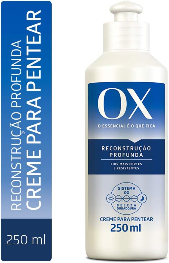 Creme para Pentear Ox Cosméticos Reconstrução Profunda 250ml