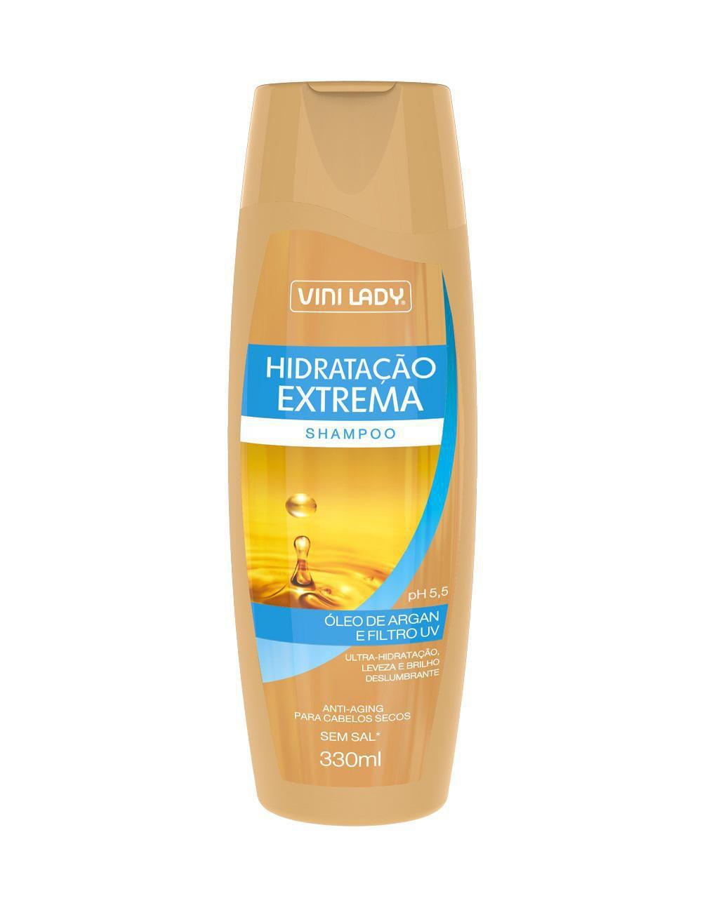 Shampoo Hidratação Extrema Vini Lady 330ml