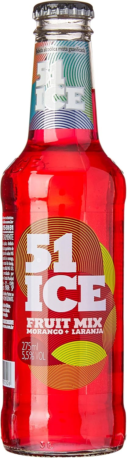 Bebida Alcoolica Mista Fruit Mix 51 Ice Long Neck 275ml Bebida Alcoolica Mista Fruit Mix 51 Ice Long Neck 275ml