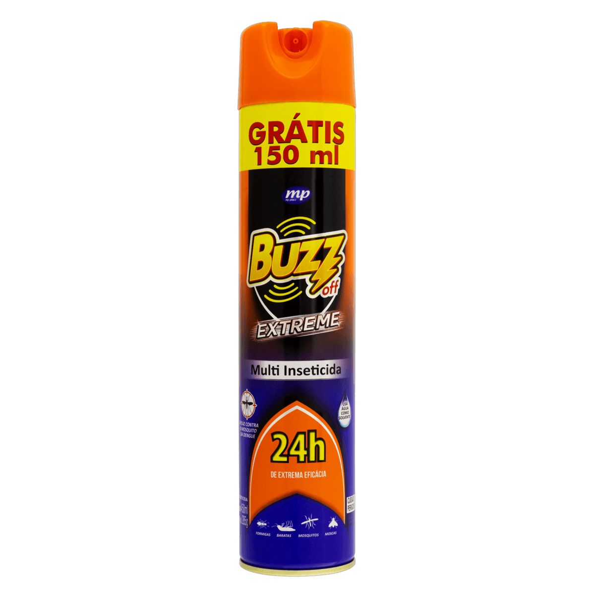 Multi Inseticida Aerossol Buzz Off Extreme Leve 450ml Pague 300ml