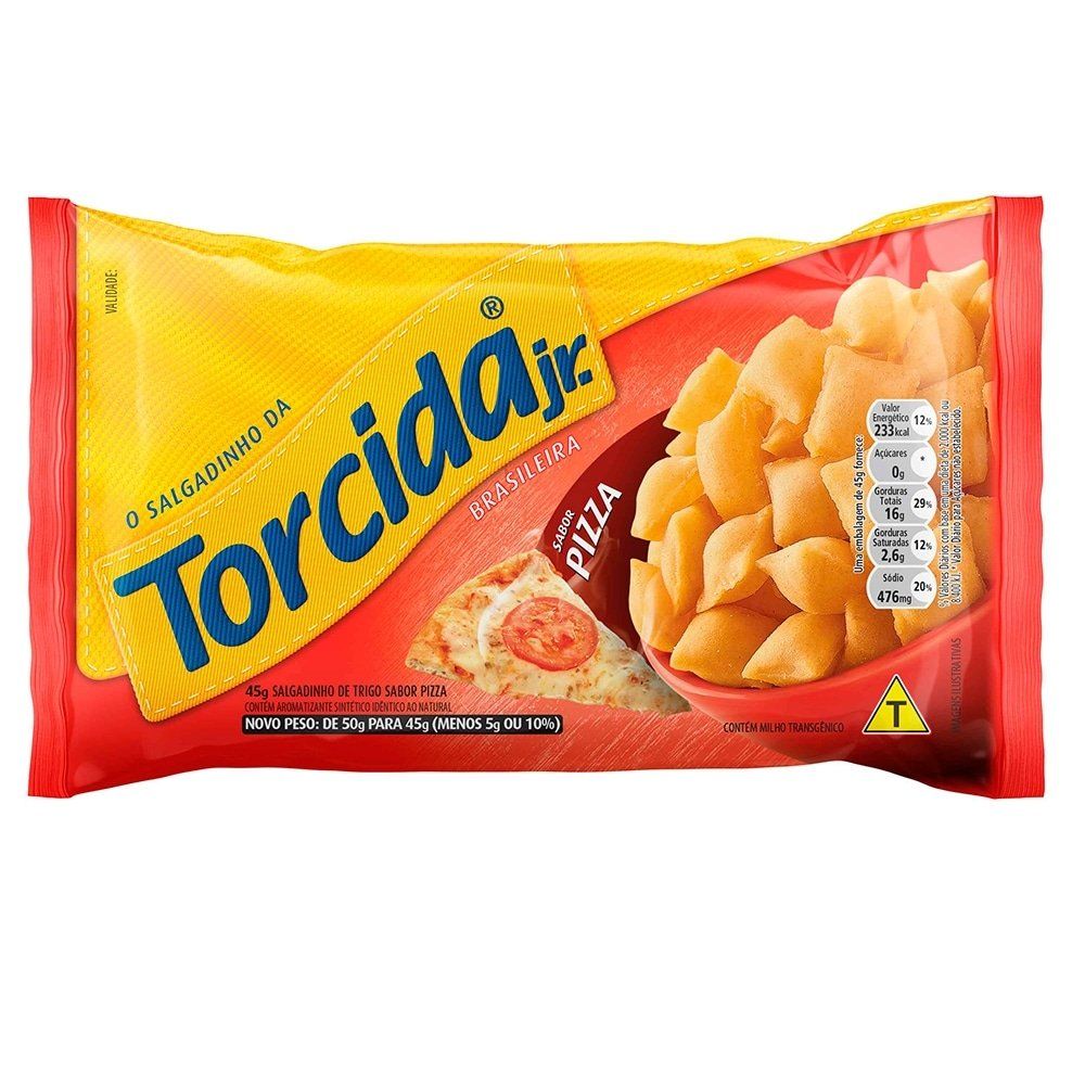 Salgadinho sabor Pizza Torcida 45g