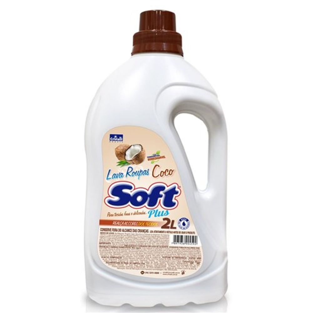 Lava Roupas Liquido Coco Soft Plus 2l