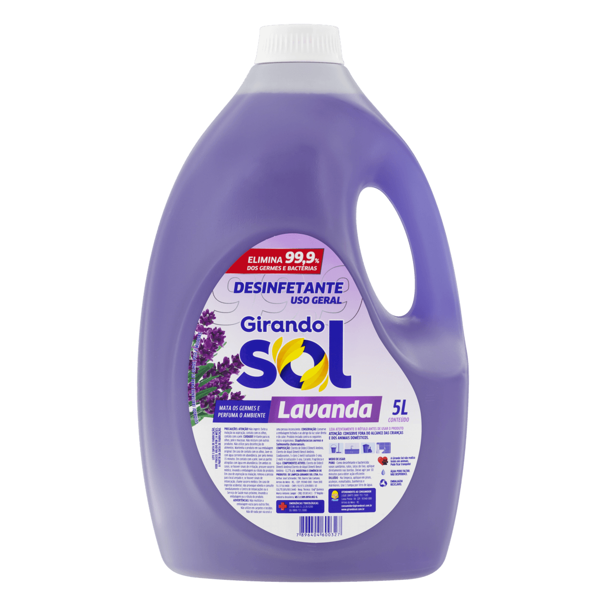 Desinfetante Lavanda Girando Sol 5L