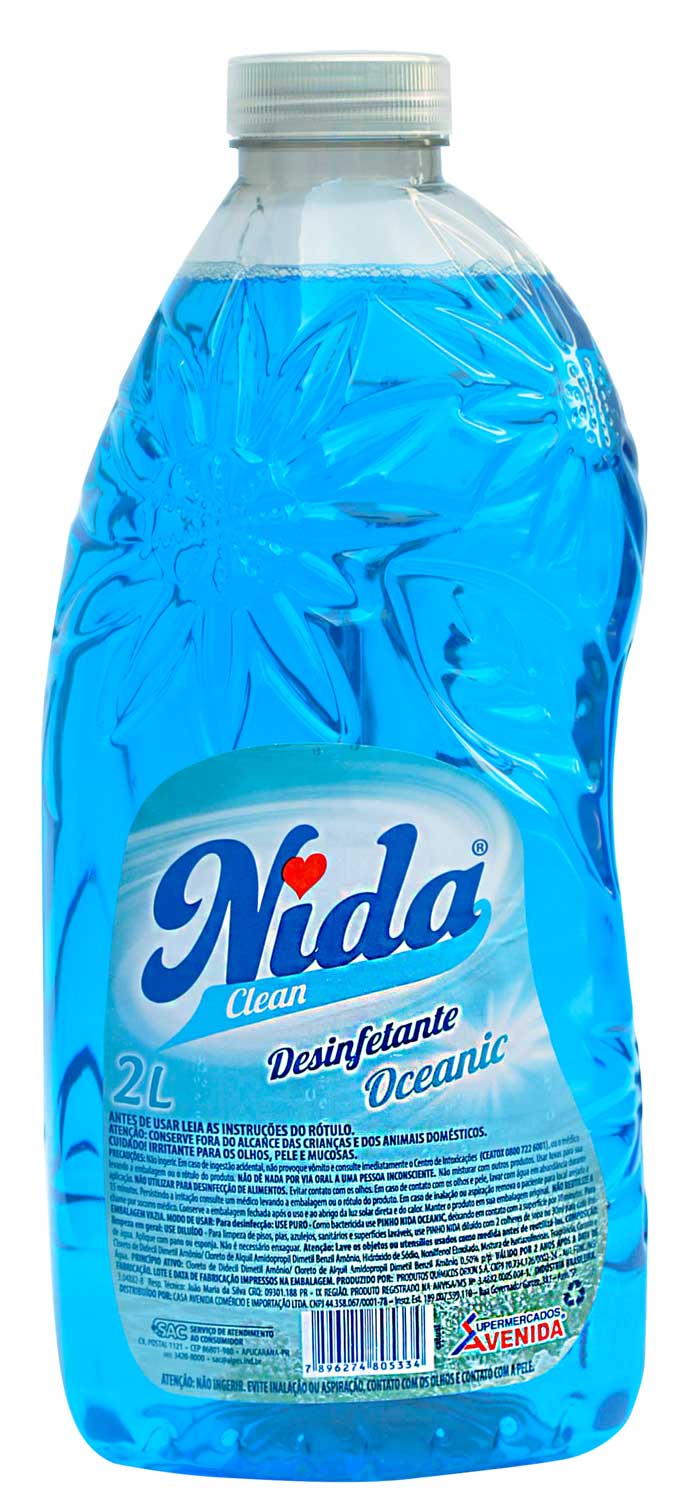 Desinfetante Clean Oceanic Nida 2L